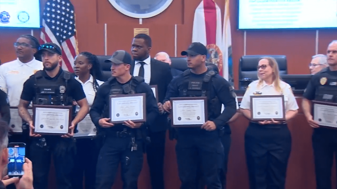 First responders honored after saving 2-year-old from drowning in Wilton Manors - Florida Shines ...