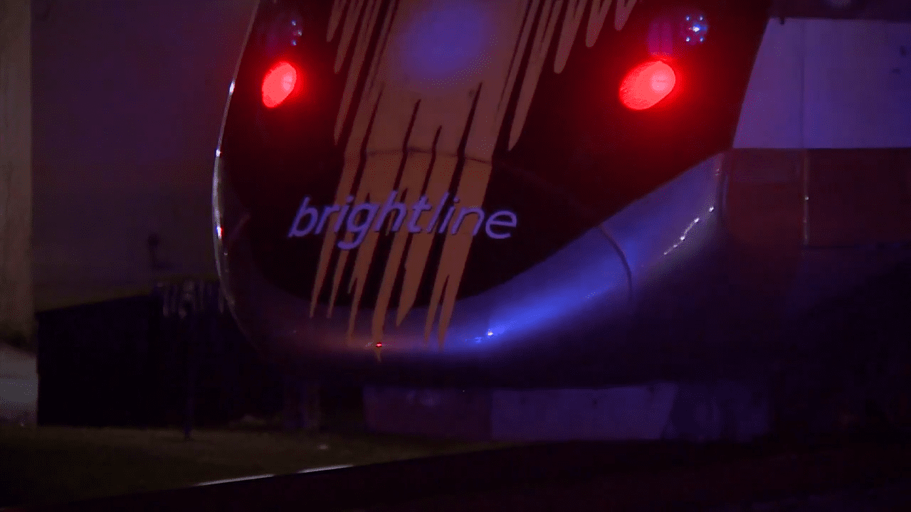 Brightline train crashes with car in Deerfield Beach; no injuries ...