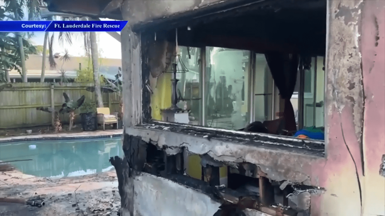 Family escapes burning Fort Lauderdale home; fire spreads to ...